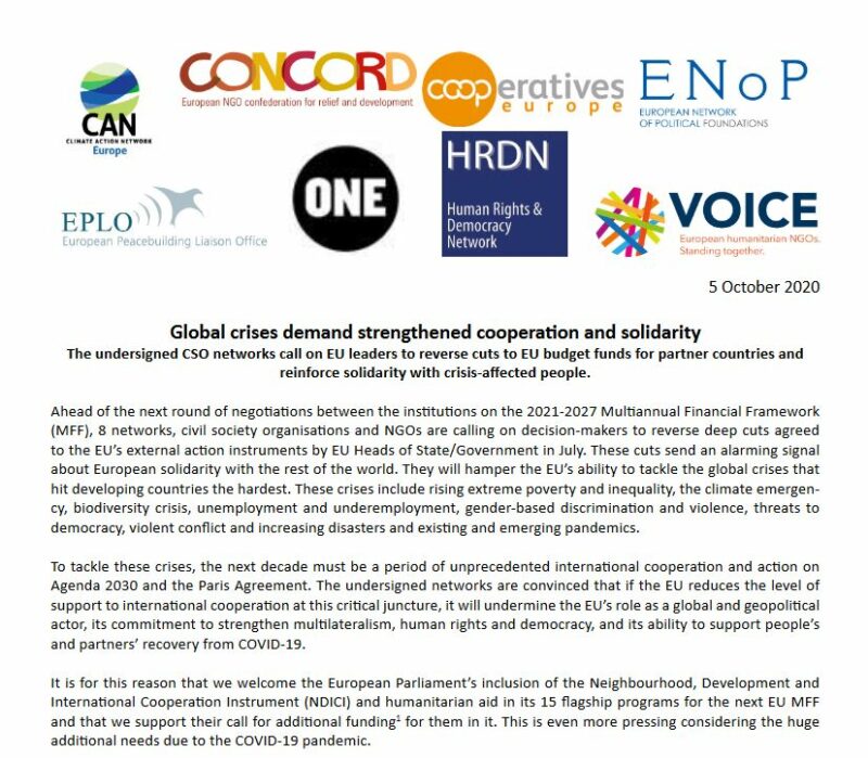 NDICI & Humanitarian Aid: Global Crises Demand Strengthened Cooperation ...